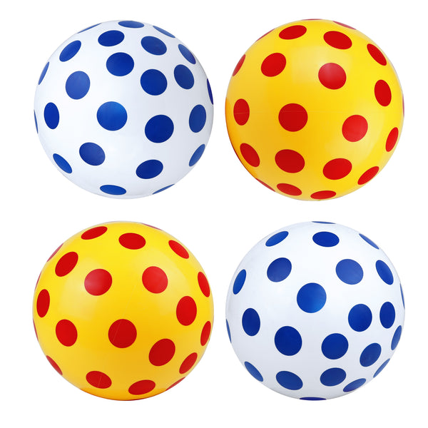 Polka Dot Balls 20cm Pack of 4 – First-Play